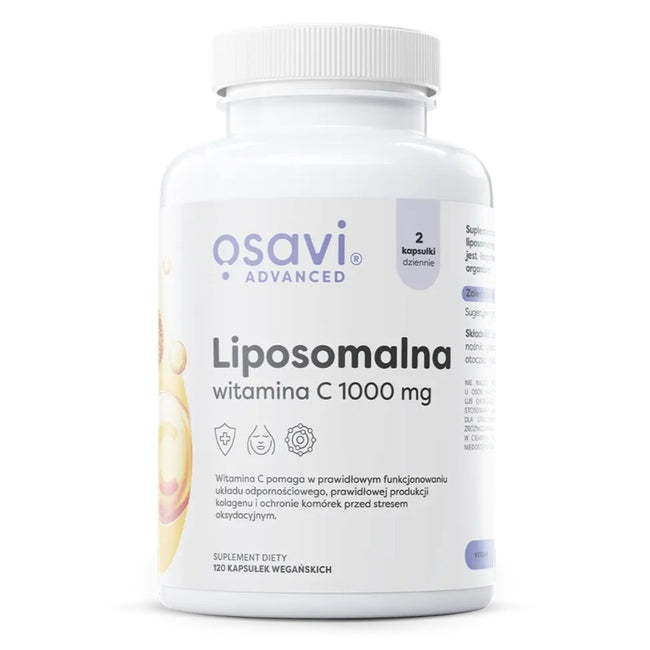 Osavi Liposomalna Witamina C 1000mg suplement diety 120 kapsułek – cena ...