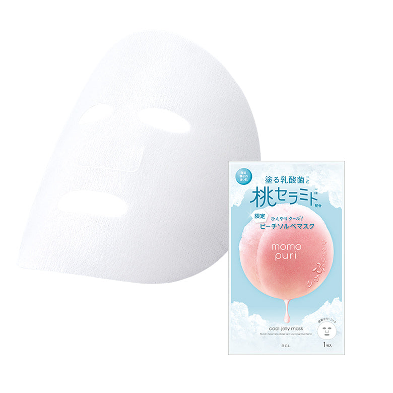 BCL Momopuri Cool Jelly Mask żelowa maska nawilżająca do twarzy 22ml ...
